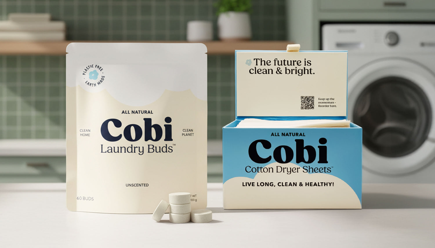 Eco-Friendly Cotton Dryer Sheets and Nature-Powered Laundry Detergent ...